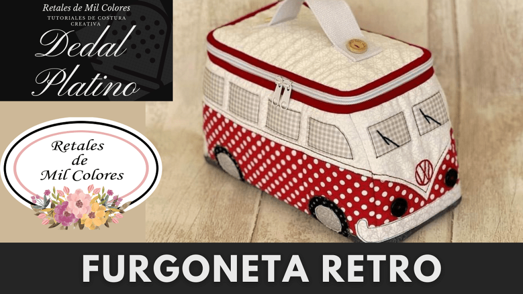sewing box Volkswagen van VW caravan - Retales de Mil Colores