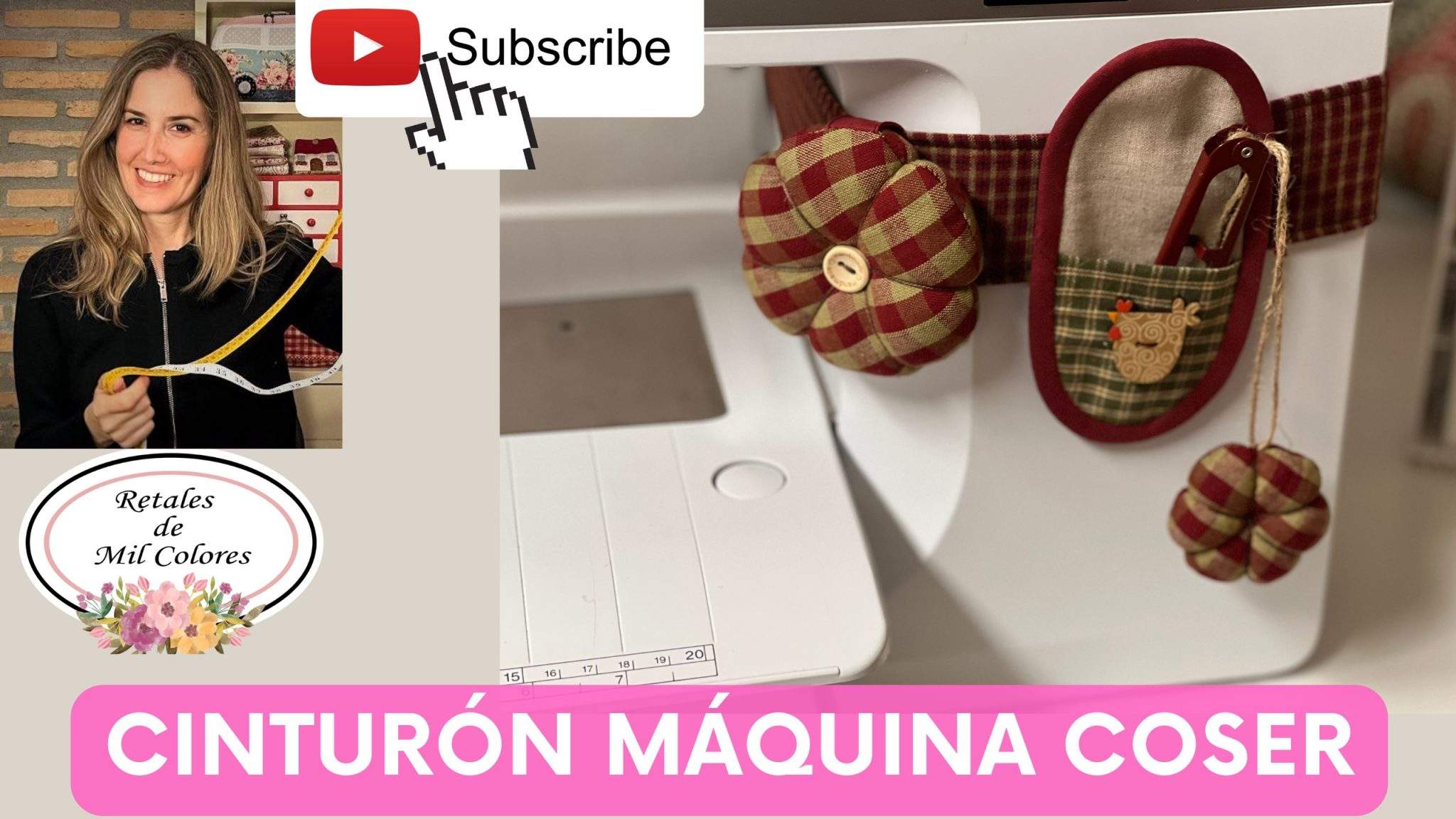 Cinturón Máquina Coser - Retales de Mil Colores